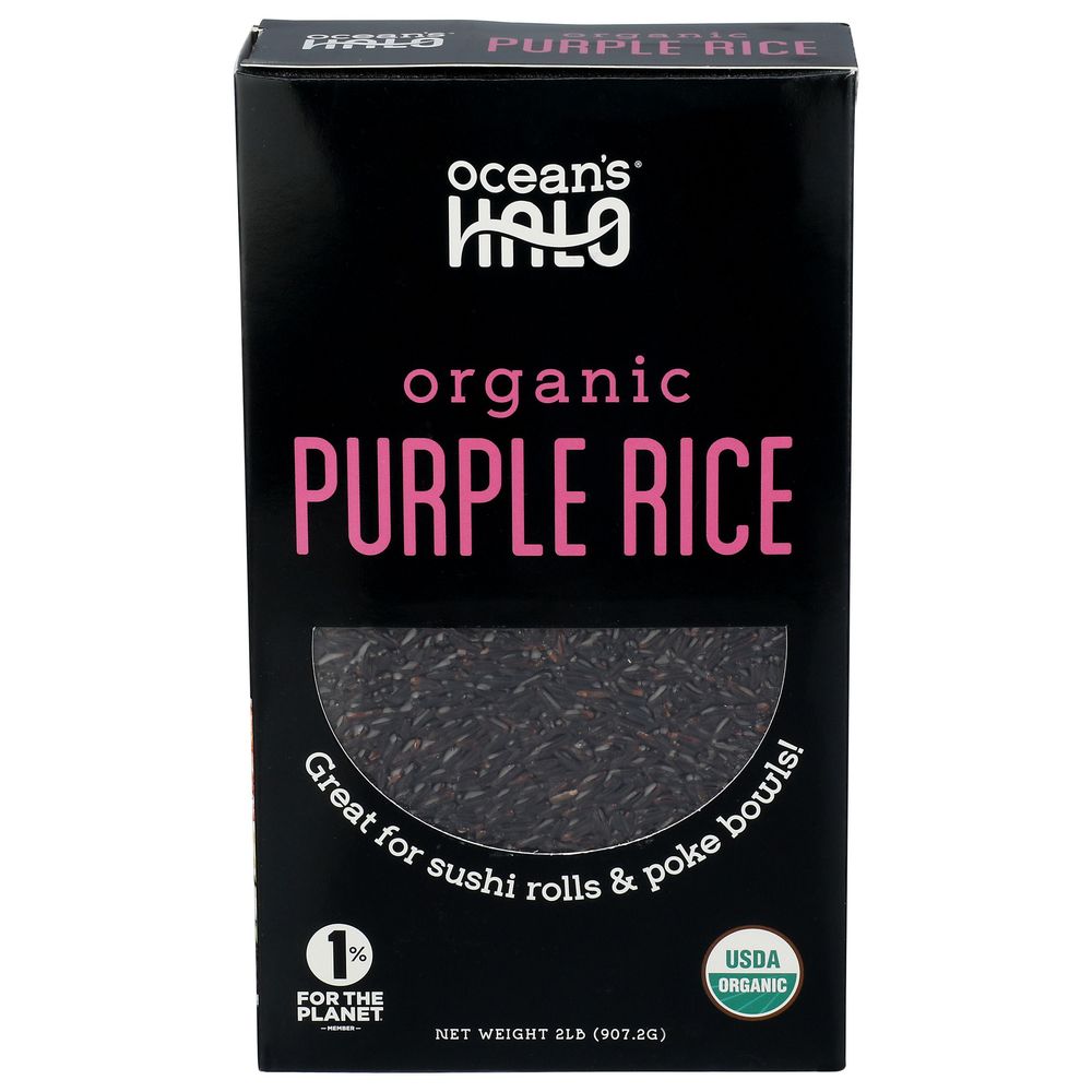 Oceans Halo Organic Purple Rice, 2 Pound -- 5 per case ...