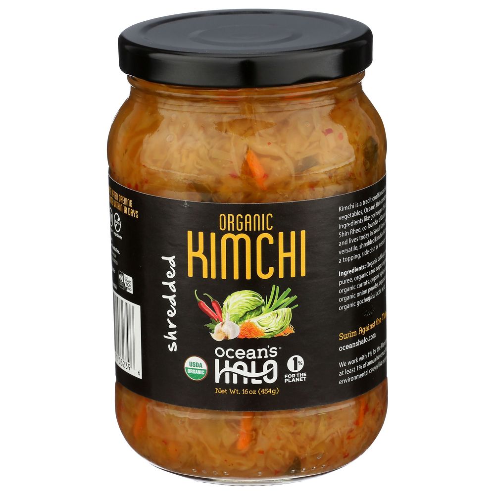 Ocean's Halo Organic Shredded Kimchi, 16 Ounce -- 6 per case ...