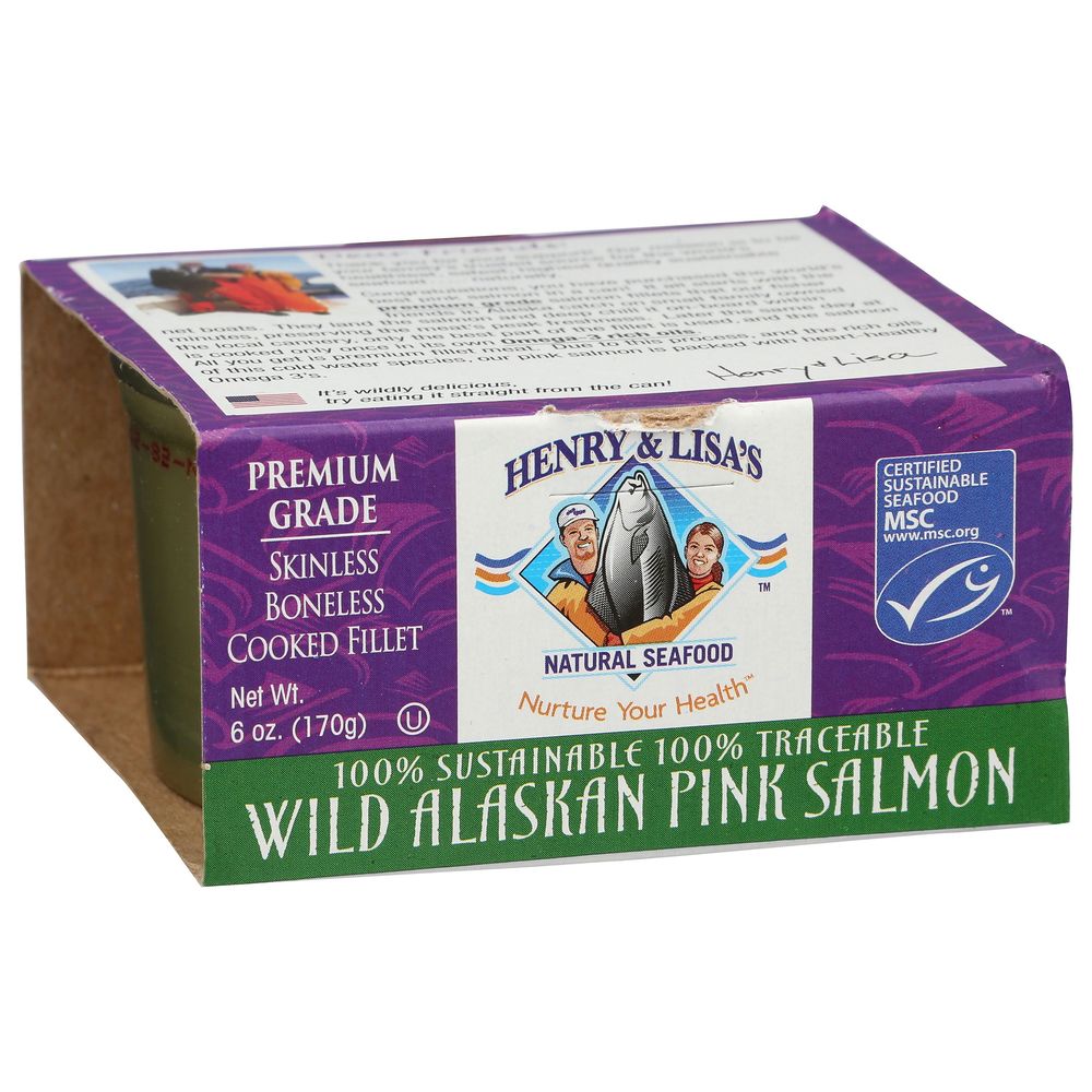 Henry and Lisas Wild Alaskan Pink Salmon | FoodServiceDirect