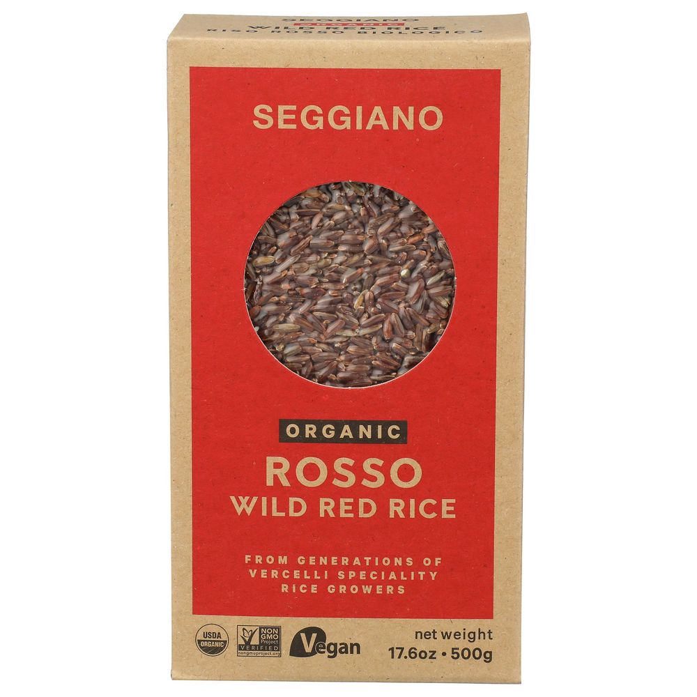 Seggiano Organic Rosso Wild Red Rice, 17.6 Ounce -- 6 per case ...