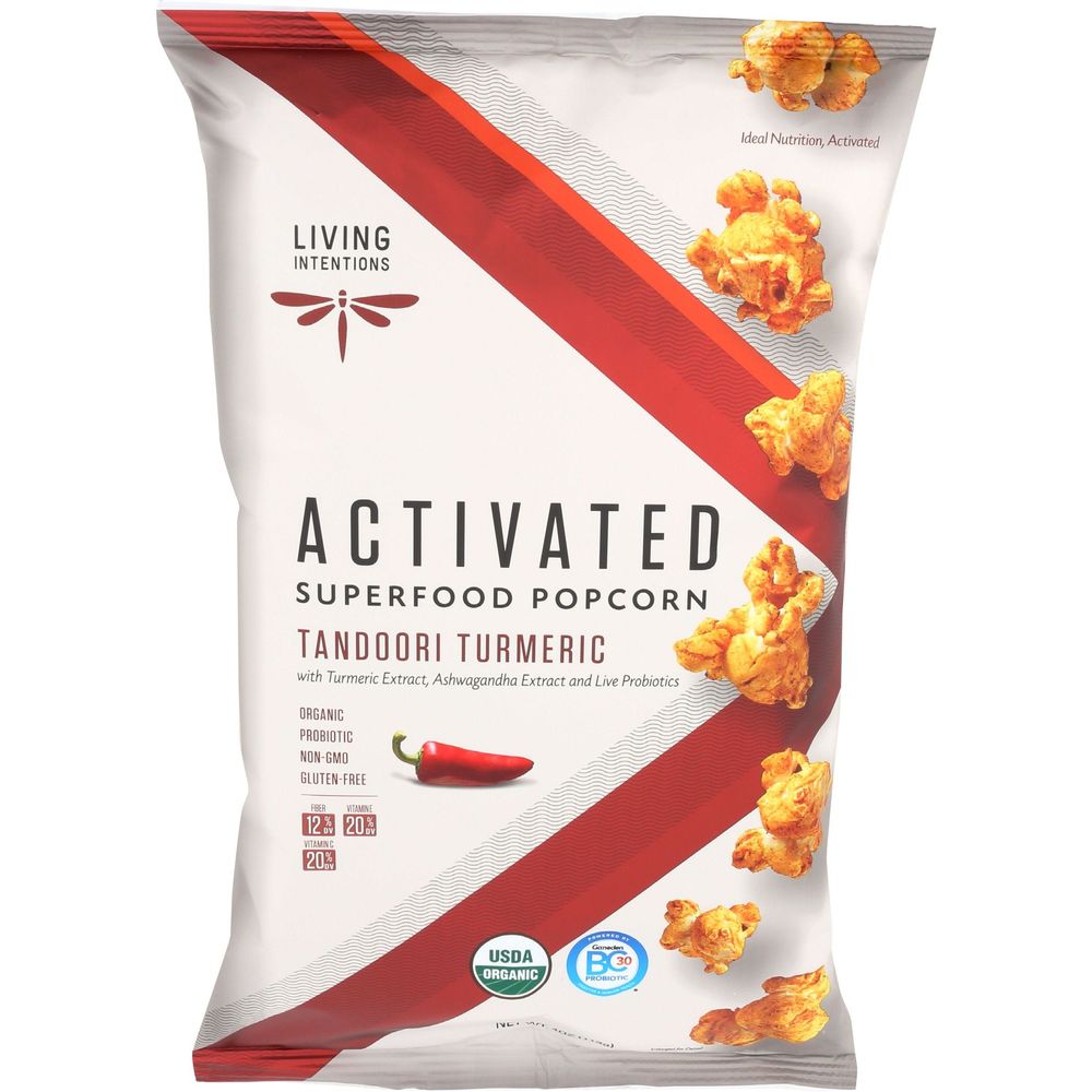Living Intensions Tandoori Turmeric Popcorn, 4 Ounce -- 12 per case