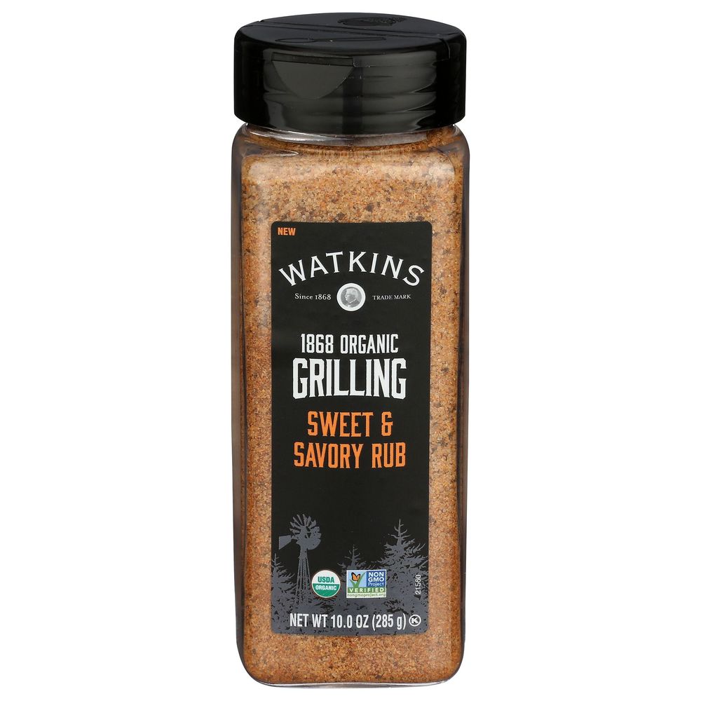 Watkins Organic Sweet and Savory BBQ Seasoning, 10 Ounce -- 6 per case ...