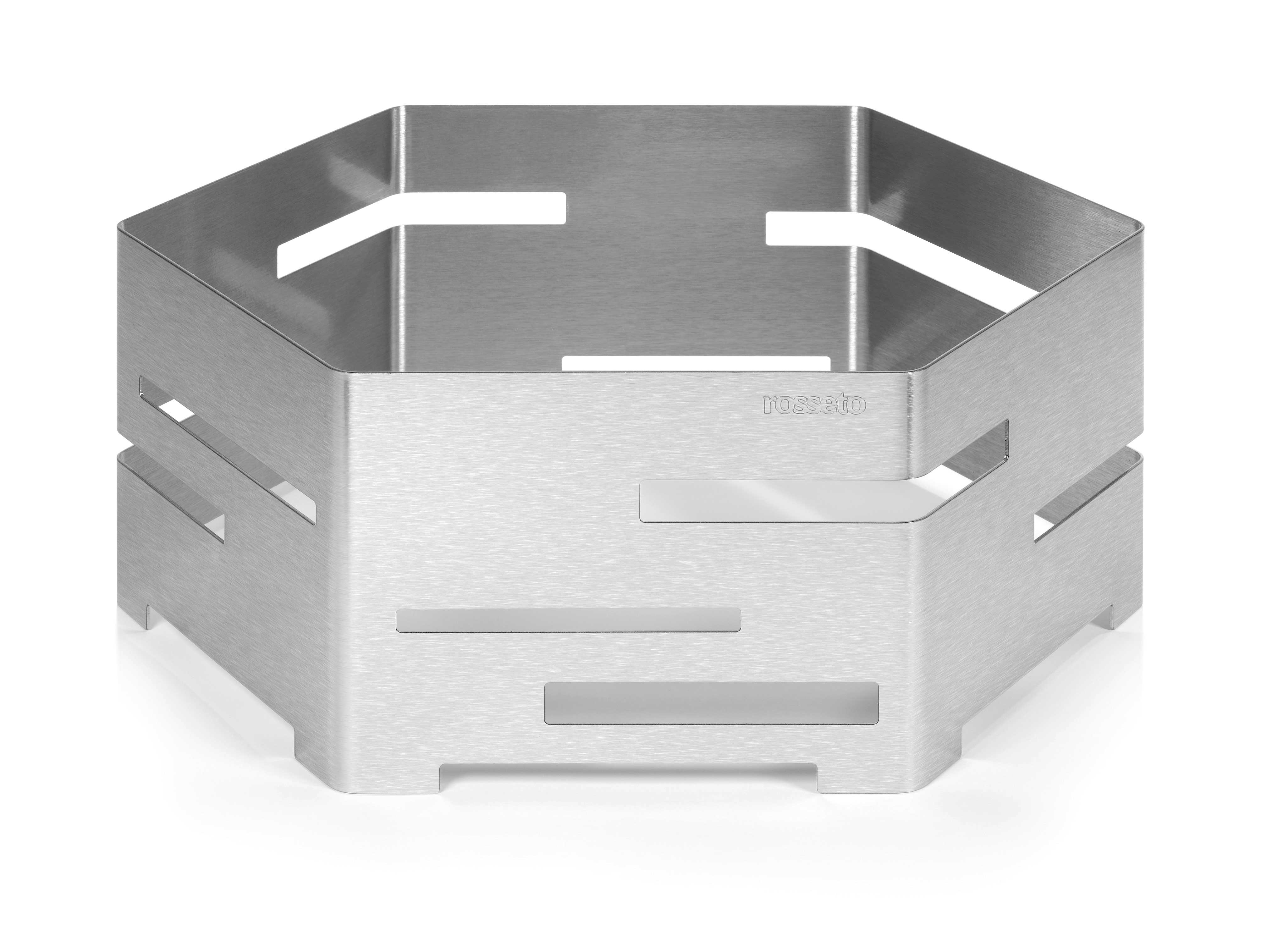 Rosseto Honeycomb Large Stainless Steel Riser, 17.75 x 15.5 x 7 inch