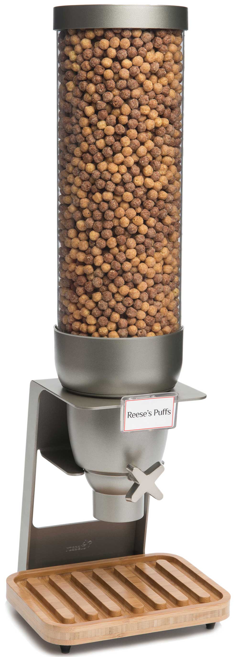 Rosseto EZ Serv 1 Container Tabletop Dispenser with Bamboo Tray, 2 ...