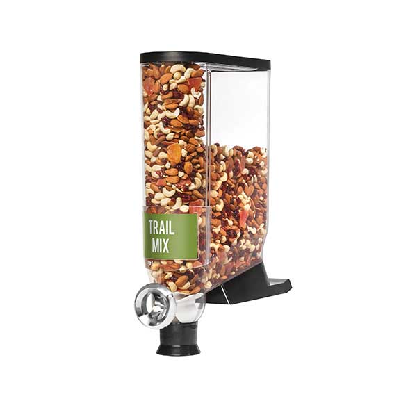 Rosseto Pro Bulk Single Dispenser System with Black Shelf Mount Kit, 3. ...