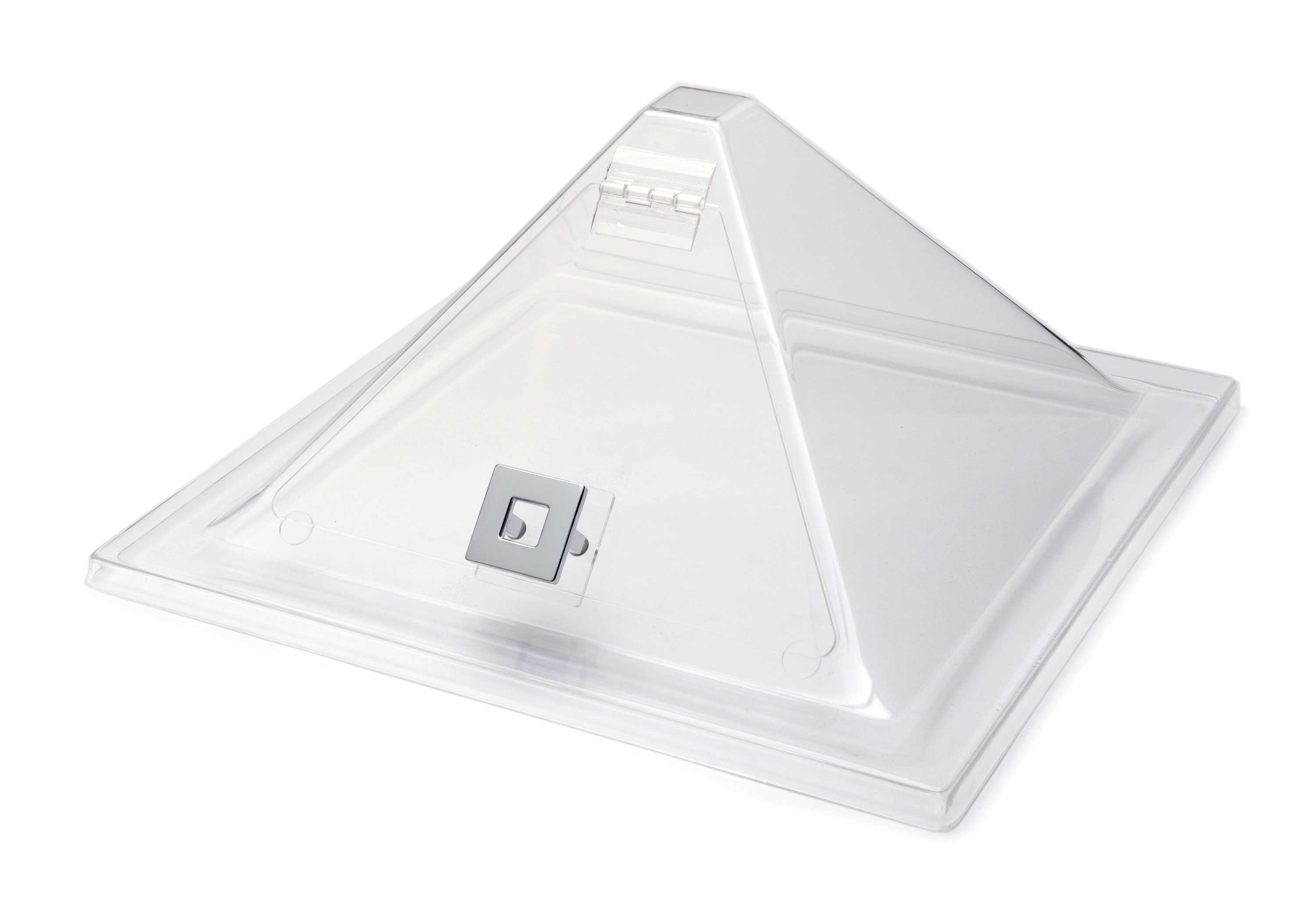 Rosseto Clear Acrylic Pyramid Cover with Flip Door for Swan Riser, 15 x ...