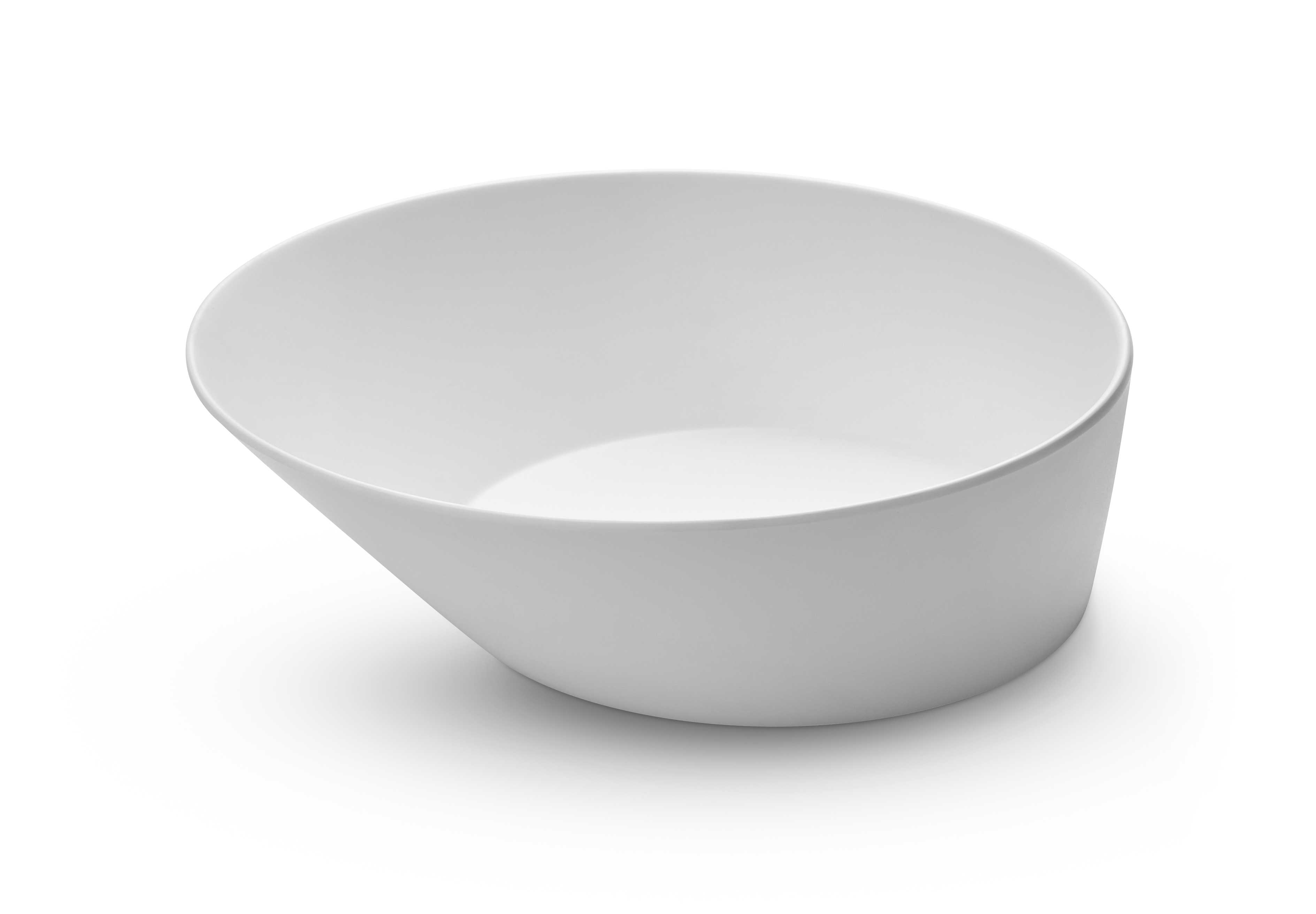 Rosseto White Large Round Melamine Bowl, set of 3