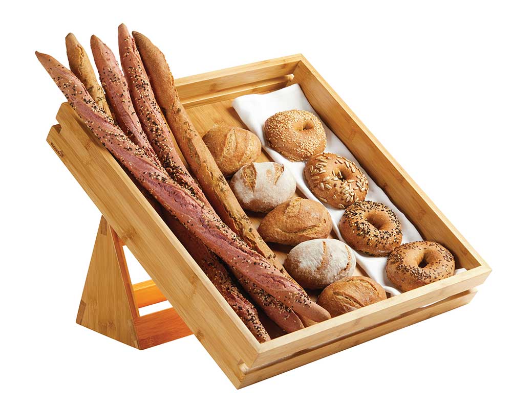 Rosseto Natura Bamboo Large Tray and Stand Set