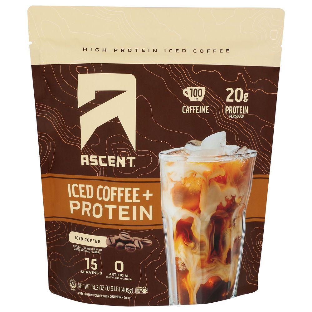 Ascent Iced Coffee Plus Protein, 14.3 Ounce