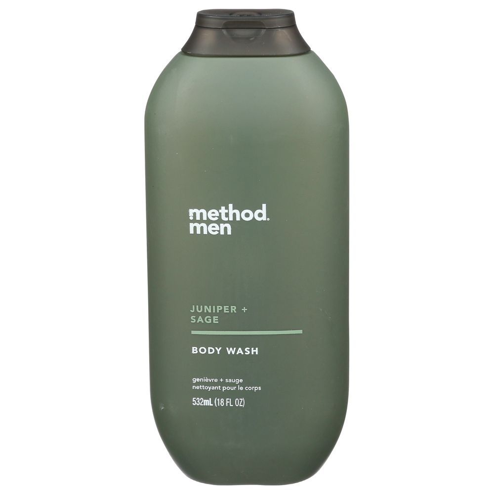 Method Men Juniper Plus Sage Body Wash, 18 Ounce