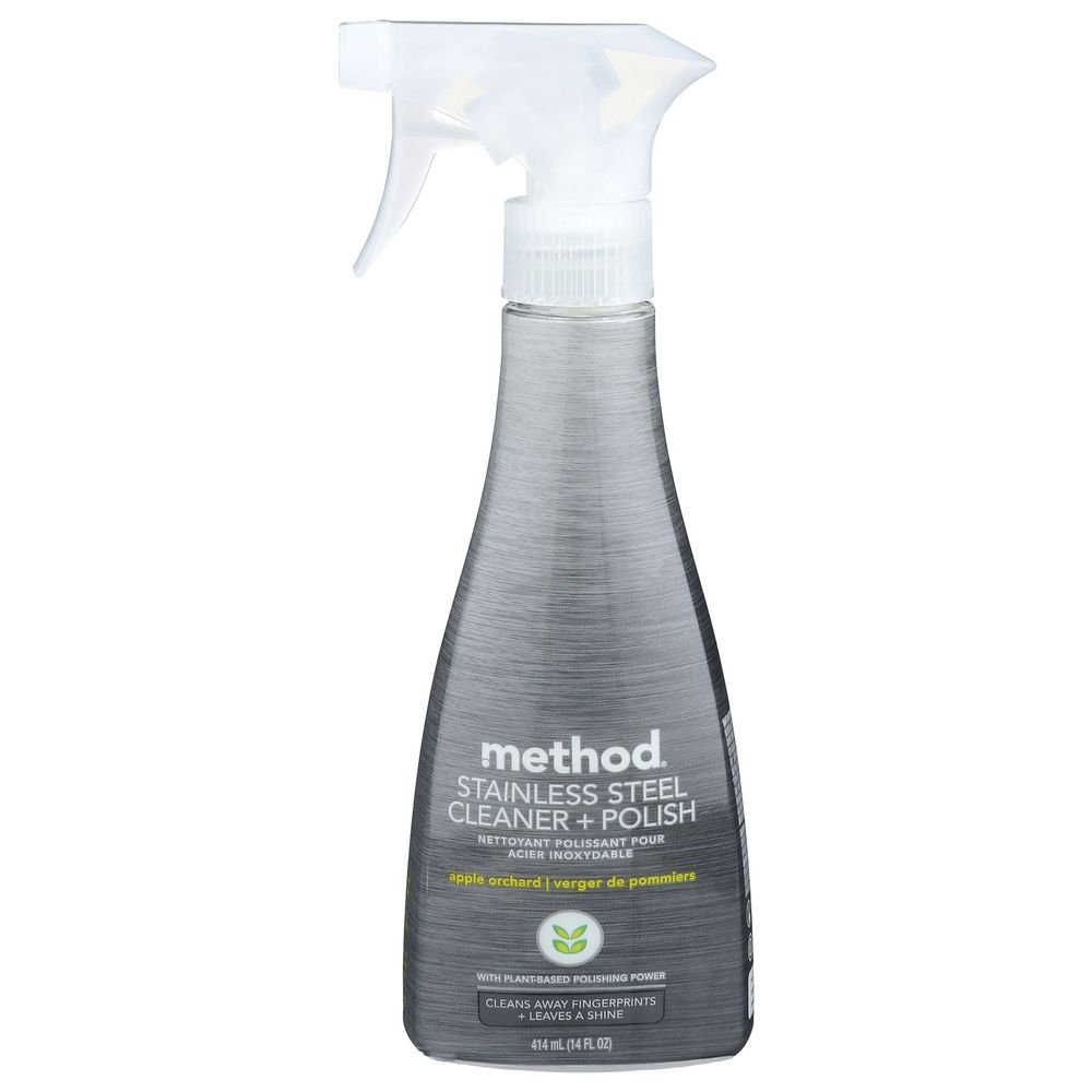 Method Apple Orchard Stainless Steel Cleaner Plus Polish, 14 Ounce -- 6 ...