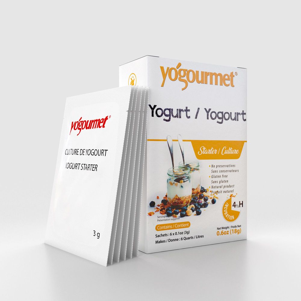 Yogourmet Original Yogurt Starter, 0.6 Ounce -- 6 per case