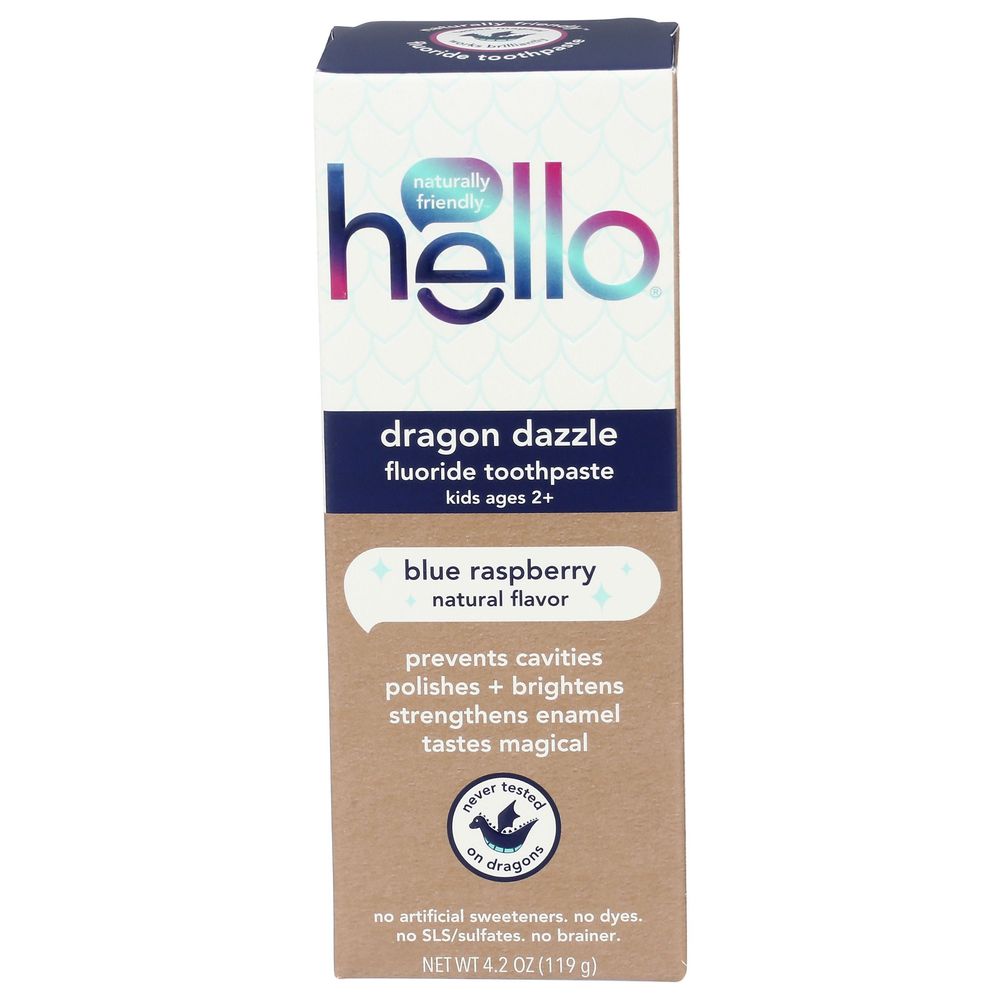 Hello Kids Blue Raspberry Toothpaste, 4.2 Ounce | FoodServiceDirect.com ...