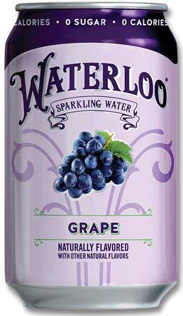 Waterloo Grape Sparkling Water, 12 Fluid Ounce - 12 count per pack -- 2 ...