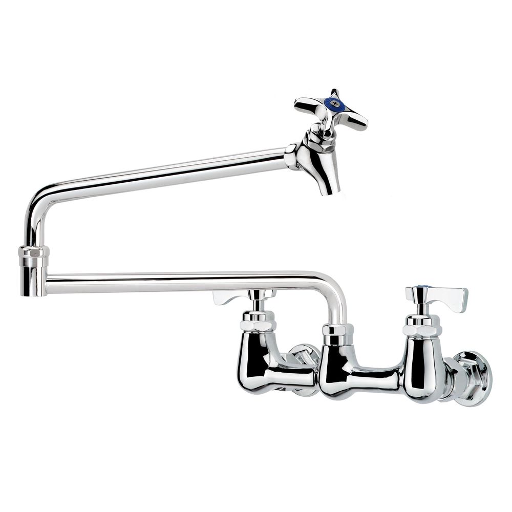 Krowne Royal Series 8 inch Center Wall Mount Pot Filler Faucet with 24 ...