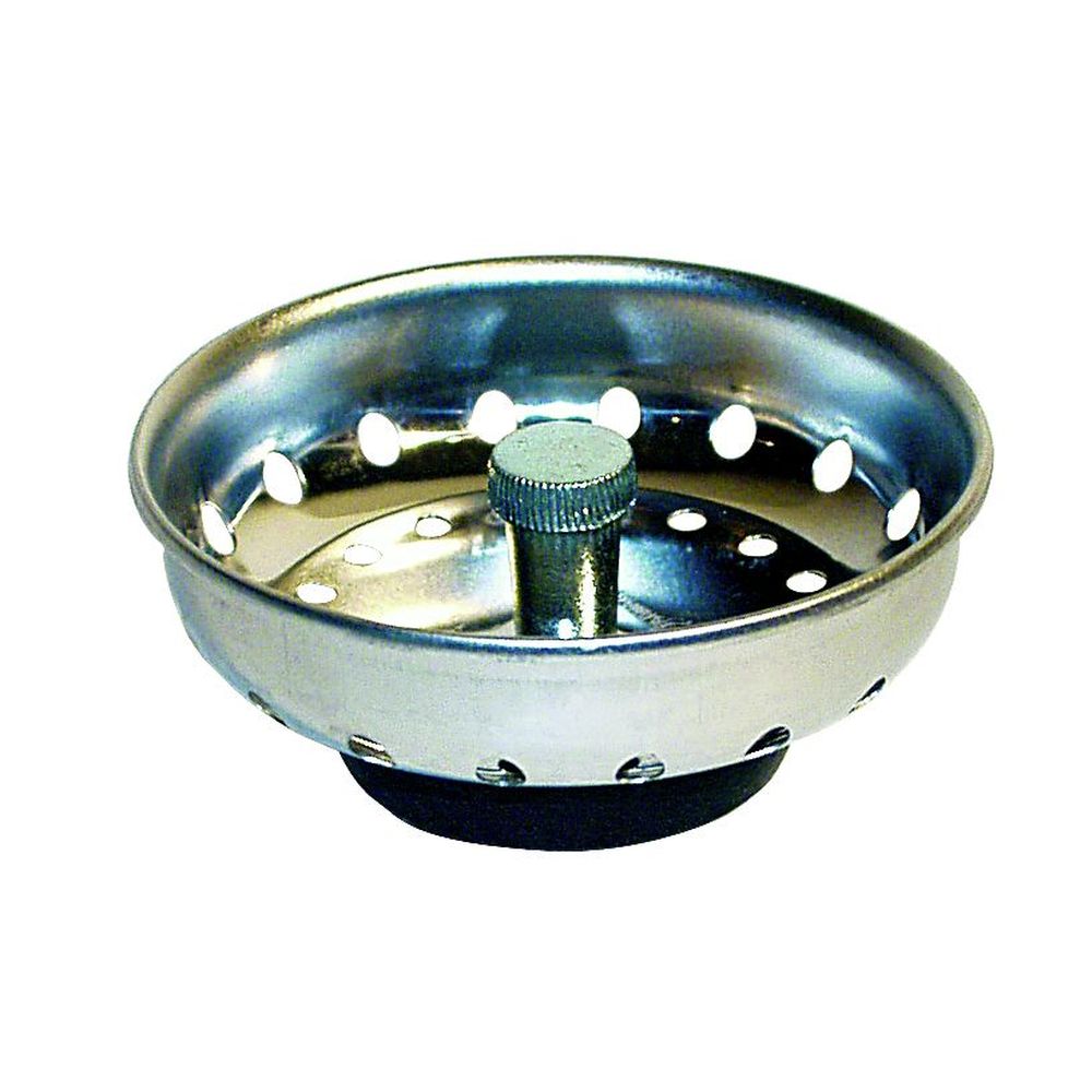 Krowne Royal Series Fixed Metal Post Basket Fits 3-1/2 inch Kitchen Drains