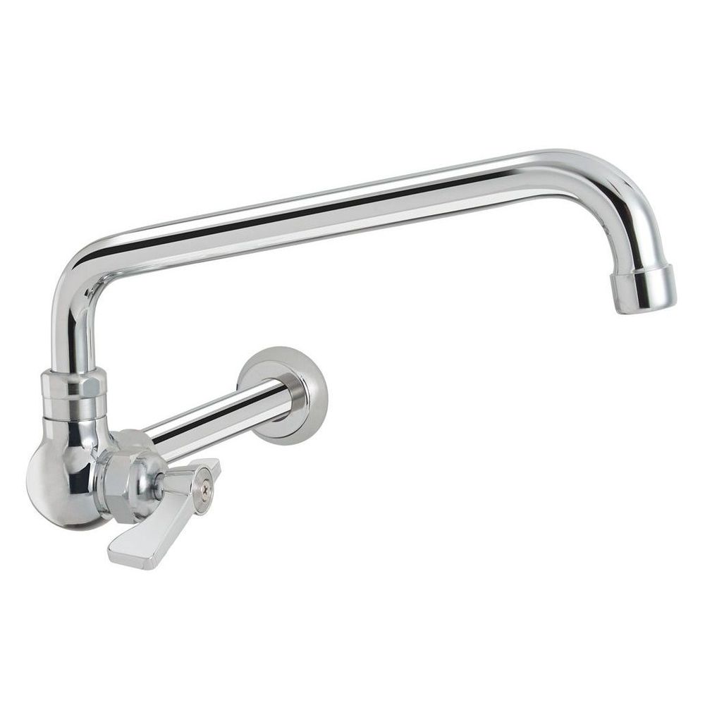 Krowne Silver Series 8 inch Center Wall Mount Faucet with 16 inch Spout