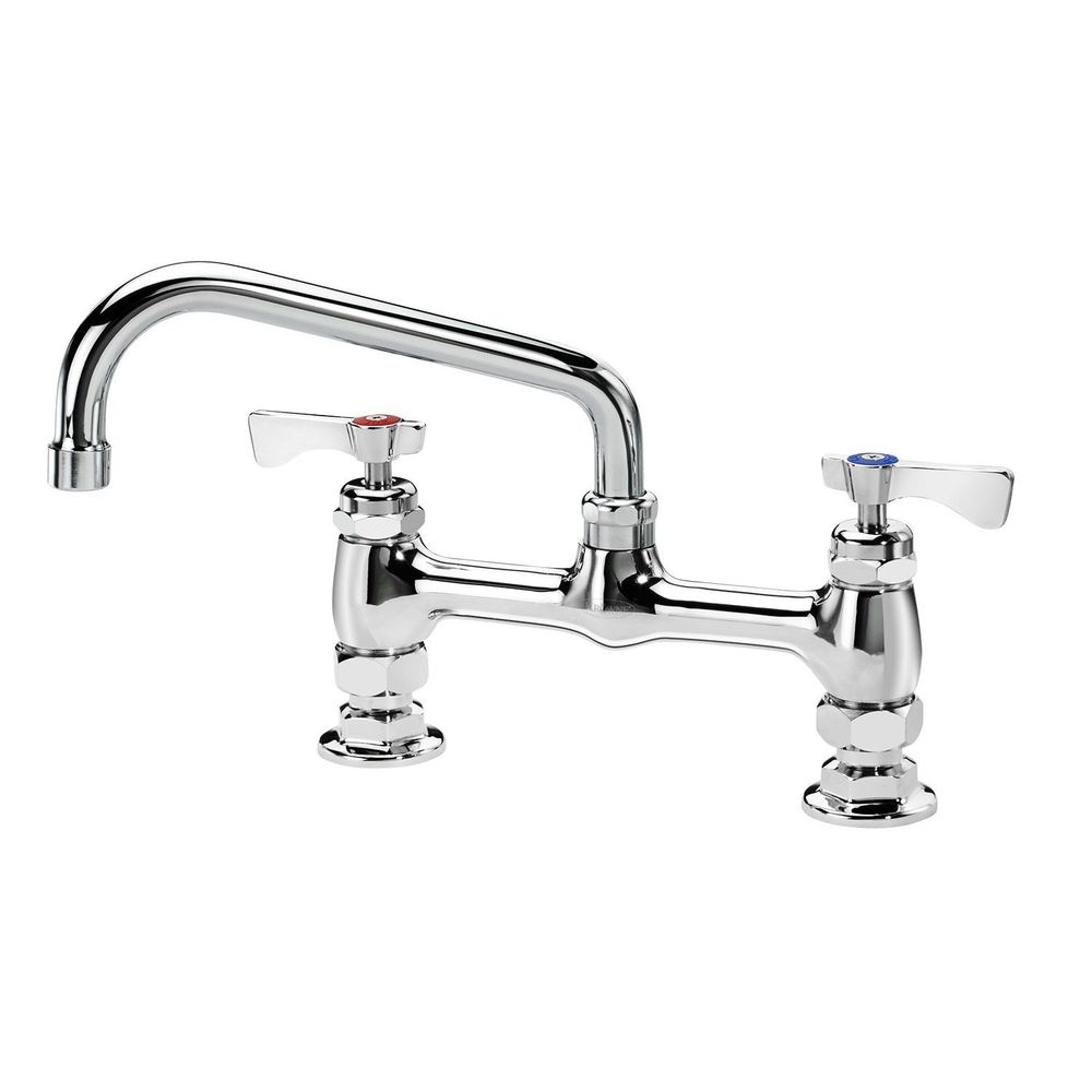 Krowne Royal Series 8 inch Center Raised Deck Mount Faucet with 8 inch ...