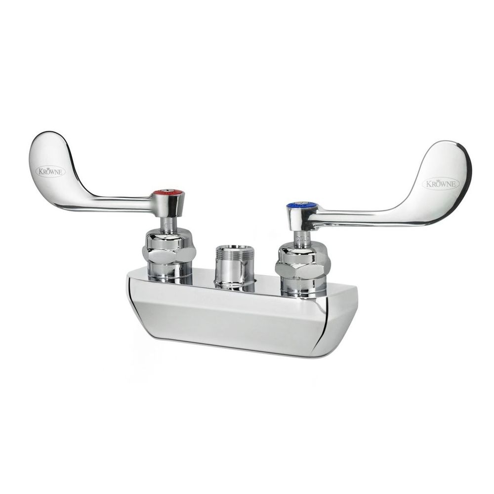 Krowne Royal Series 4 inch Center Wall Mount Faucet Body with Vandal ...