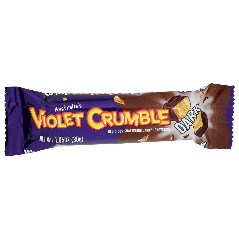 Violet Crumble Dark Standard Size Candy Bar, 1.05 Ounce -- 20 per case