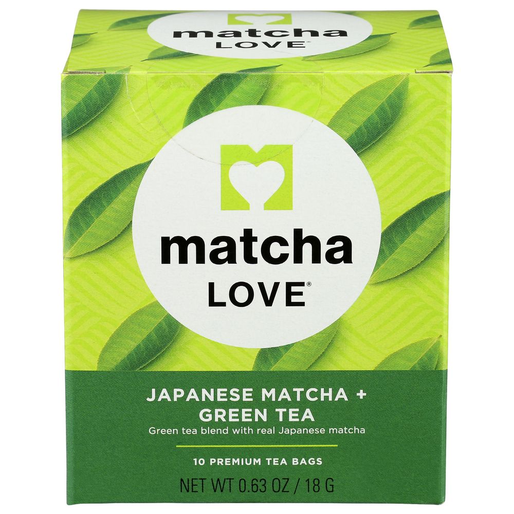 Matcha Love Japanese Matcha Premium Green Tea, 10 tea bags -- 6 per ...