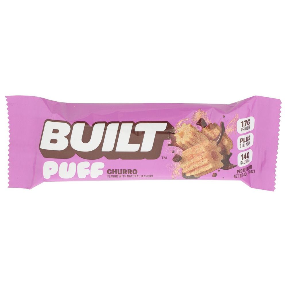 Built Churro Puff Protein Bar, 1.41 Ounce -- 12 per case