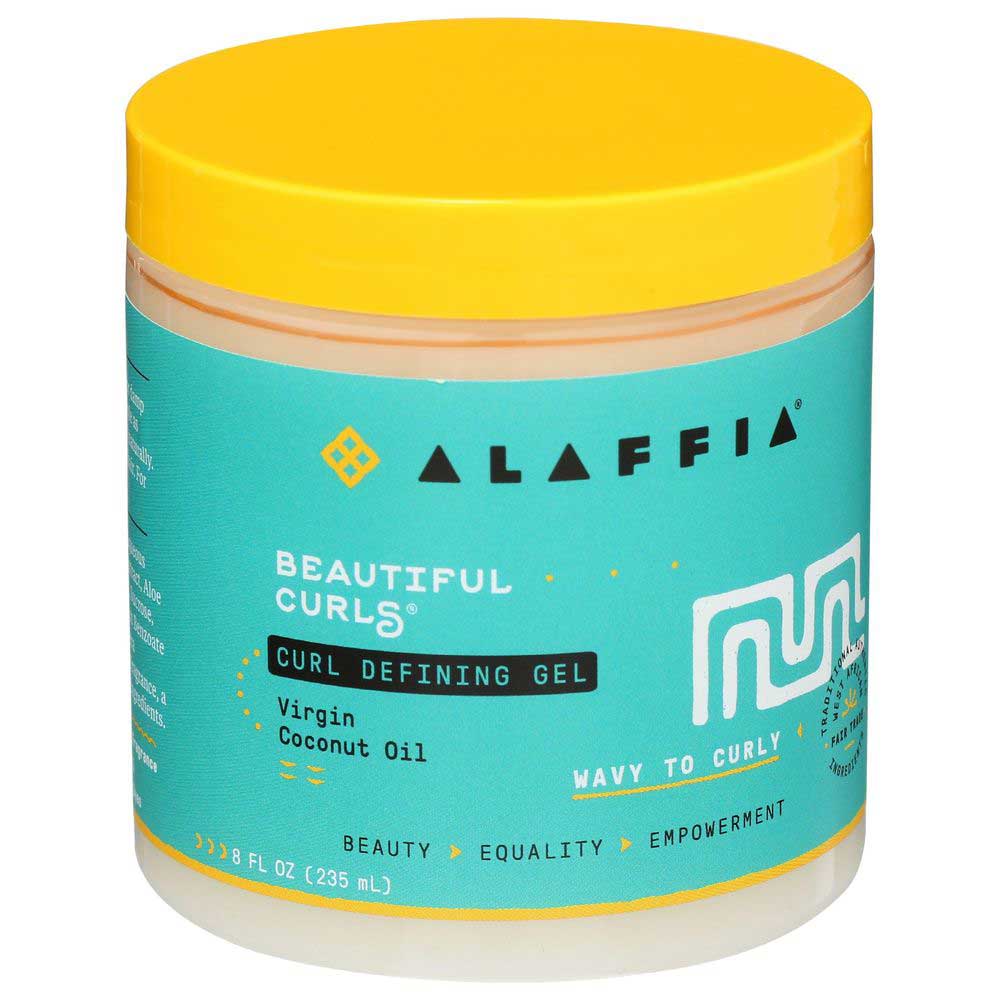 Alaffia Beautiful Curls Signature Scent Curl Defining Hair Gel, 8 Fluid ...