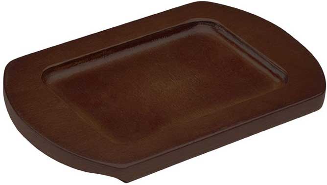 Winco FireIron Rectangular Wood Underliner for CASM-5RT Mini Induction ...