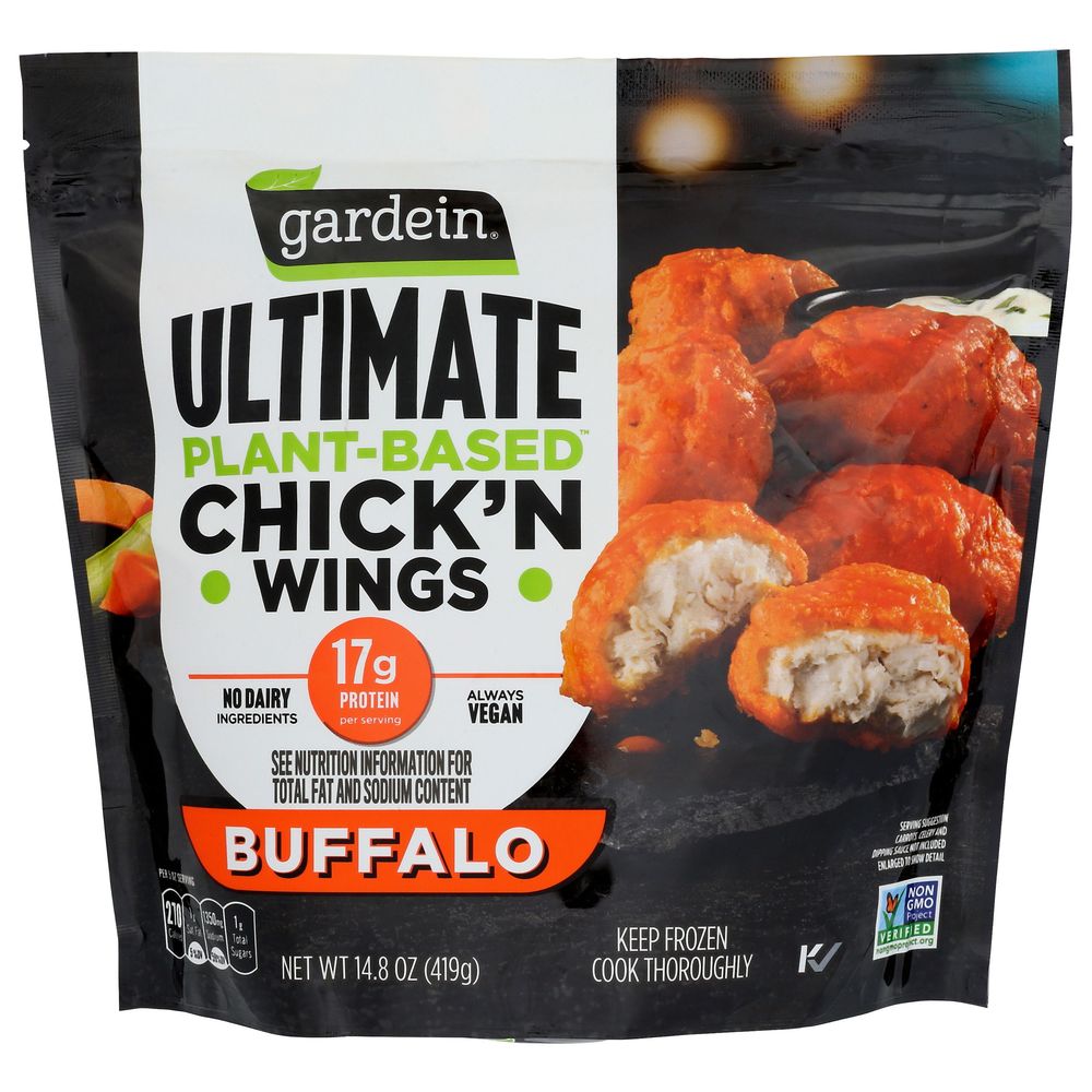 Gardein Ultimate Plant Based Buffalo Chickn Wings, 14.8 Ounce -- 6 per case