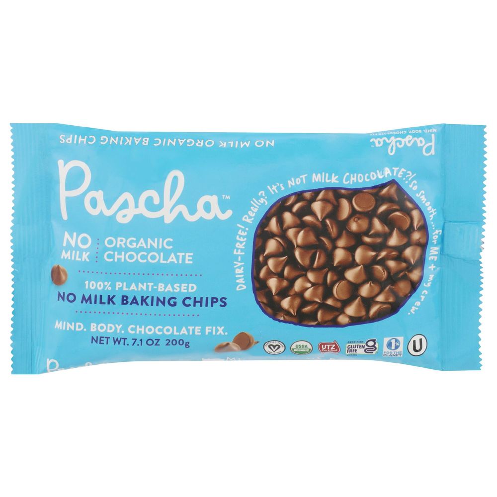 Pascha Chocolate Baking Chip with Rice Milk, 7 Ounce -- 8 per case ...