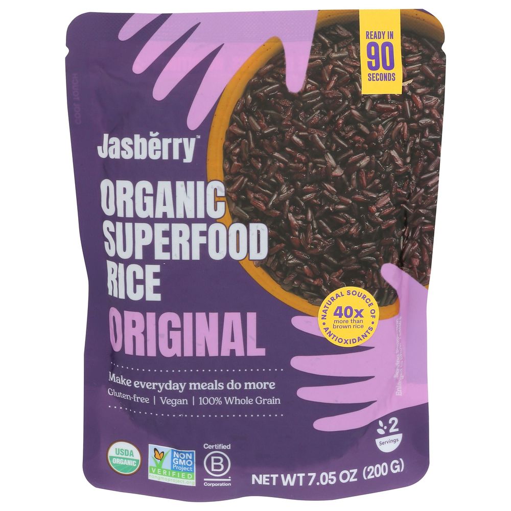 Jasberry Organic Original Superfood Rice, 7.05 Ounce -- 6 per case