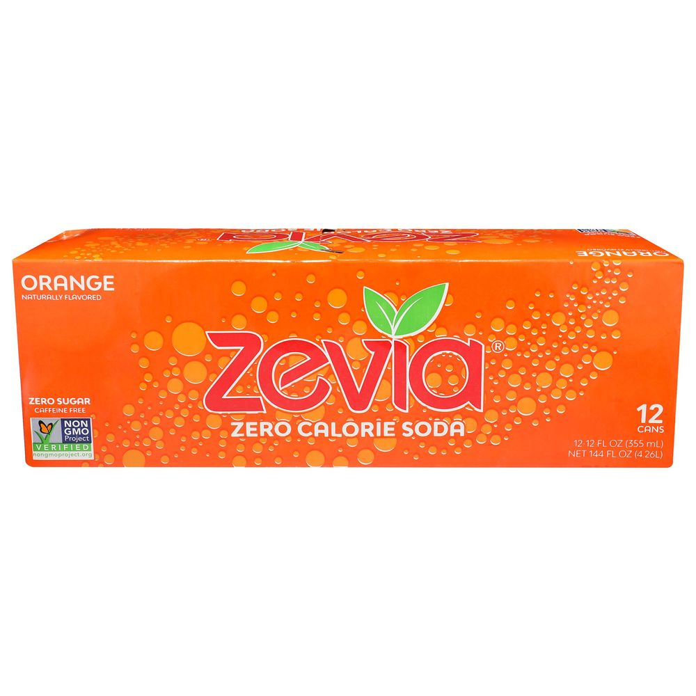 Zevia Orange Soda, 12 Fluid Ounce -- 24 per case