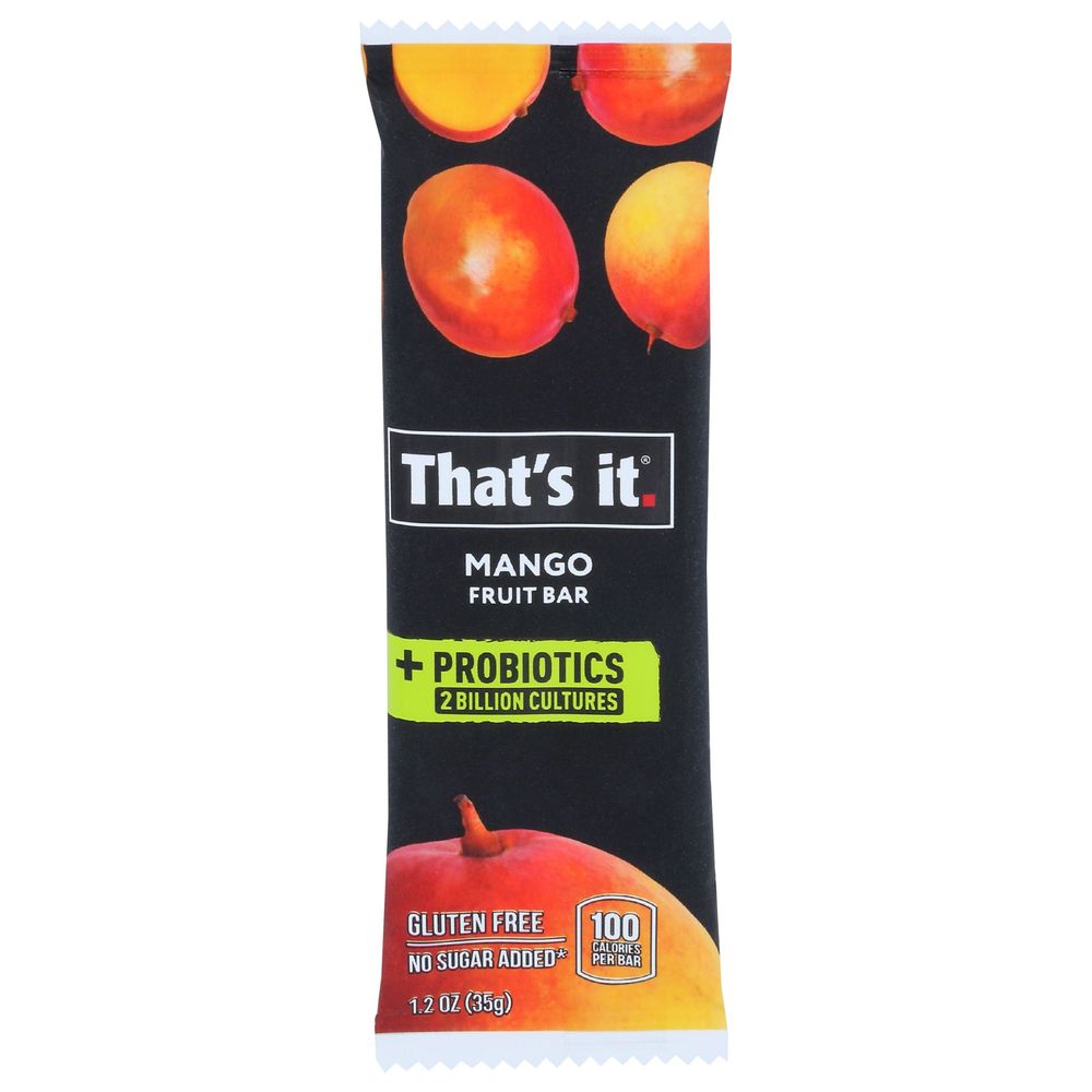 Thats It Probiotic Mango Fruit Bar, 1.2 Ounce -- 12 per case
