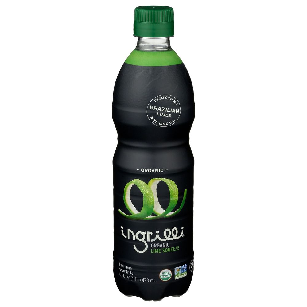 Ingrilli Organic Lime Squeeze Juice, 16 Fluid Ounce -- 12 per case ...