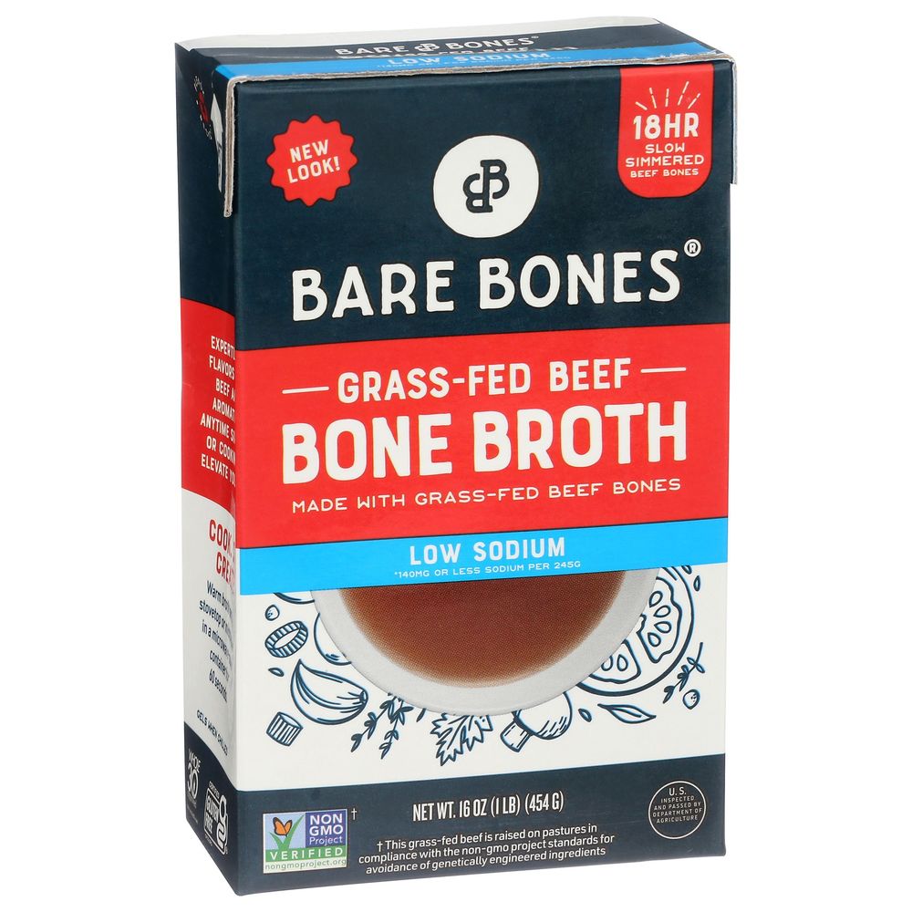 Bare Bones Grass Fed Beef Bone Broth | FoodServiceDirect