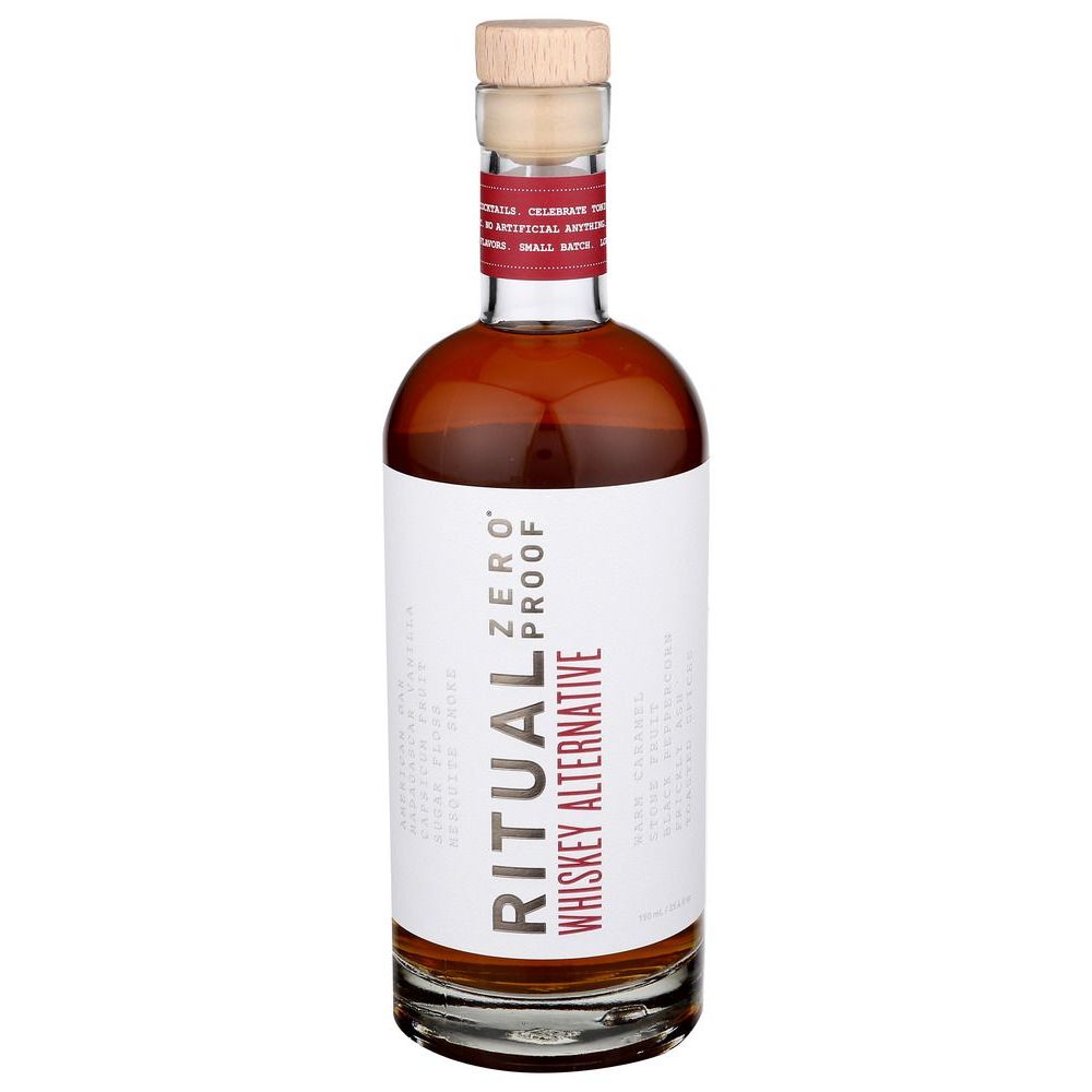 Ritual Zero Proof Whiskey Alternative, 25.4 Fluid Ounce -- 6 per case