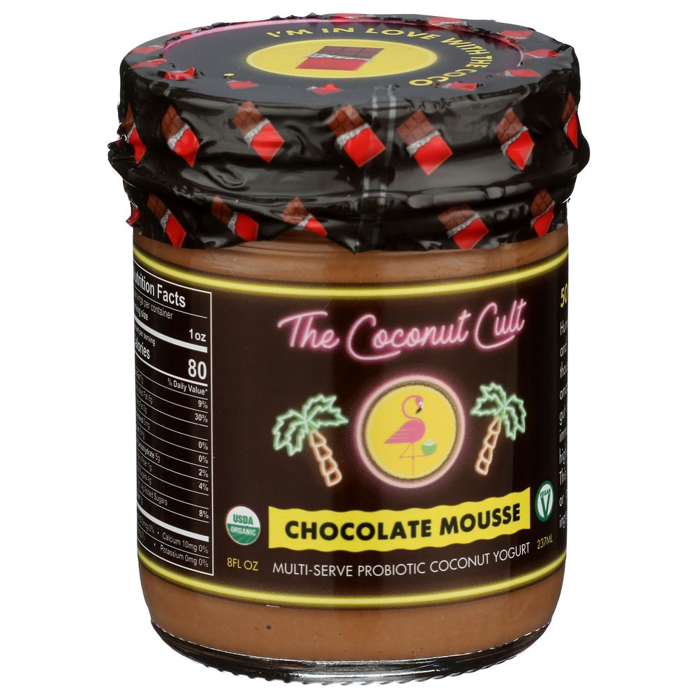 The Coconut Cult Organic Chocolate Mousse Probiotic Coconut Yogurt ...