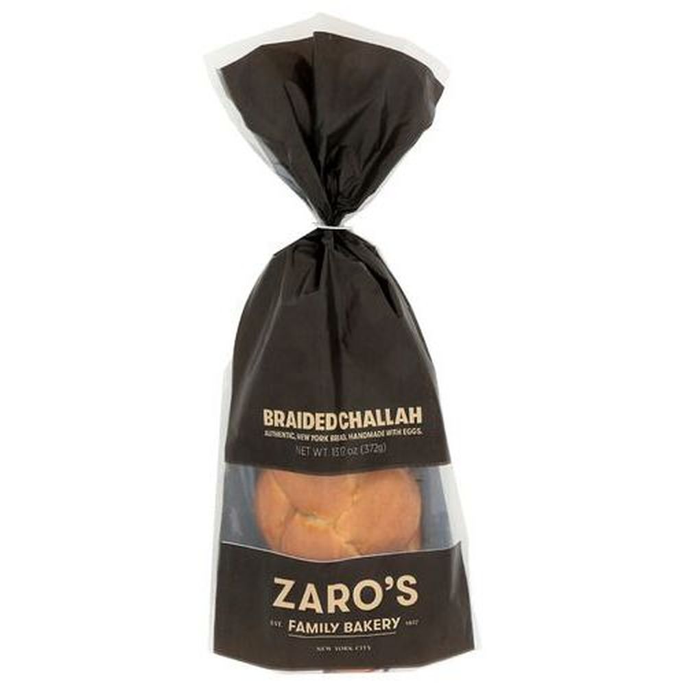 Zaros Family Bakery Challah 4 Braid Bread, 13.1 Ounce -- 6 per case