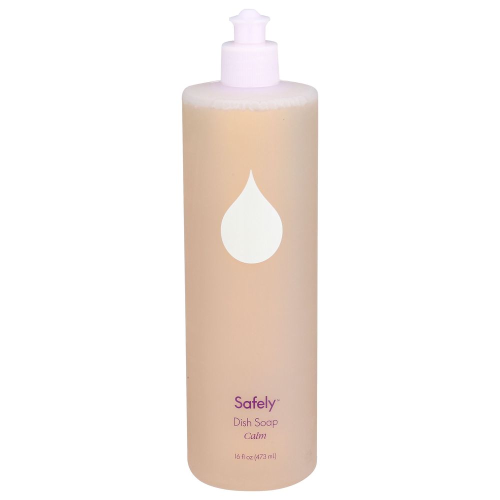 Safely Calm Liquid Dish Soap, 16 Fluid Ounce -- 6 per case