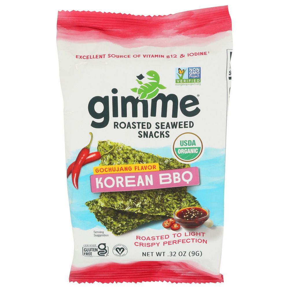 Gimme Korean Bbq Roasted Seaweed Snack, 0.32 Ounce -- 12 per case ...