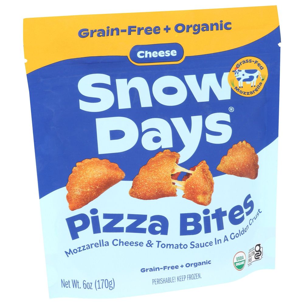 Snow Days Organic Cheese Pizza Bites, 6 Ounce -- 6 per case