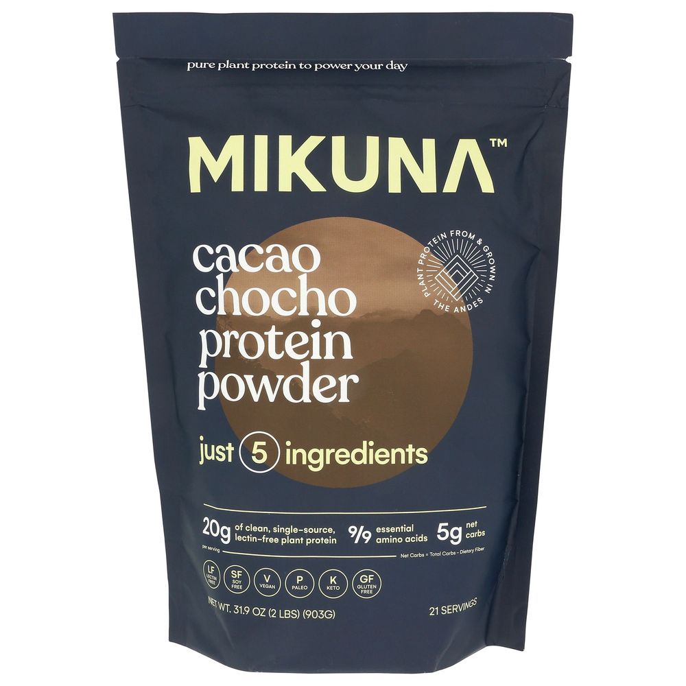 Mikuna Cacao Chocho Protein Powder, 31.9 Ounce