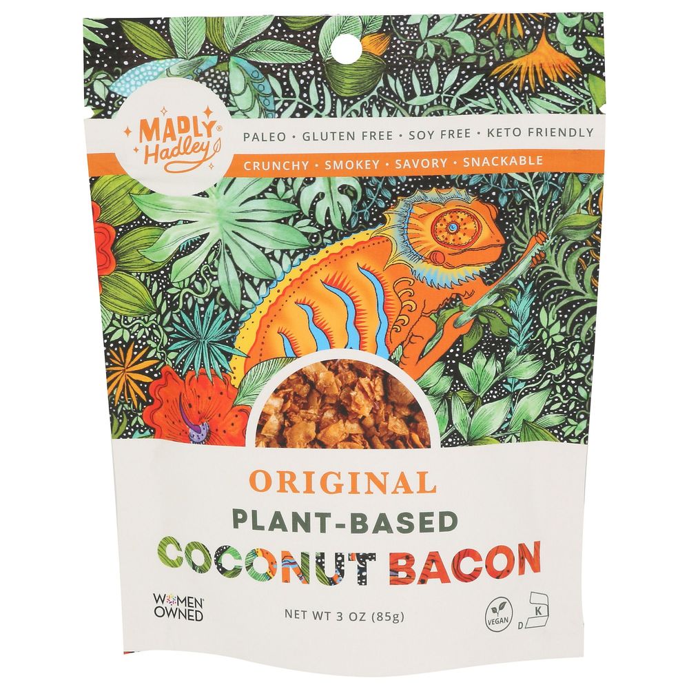Madly Hadley Original Coconut Bacon, 3 Ounce -- 6 per case ...