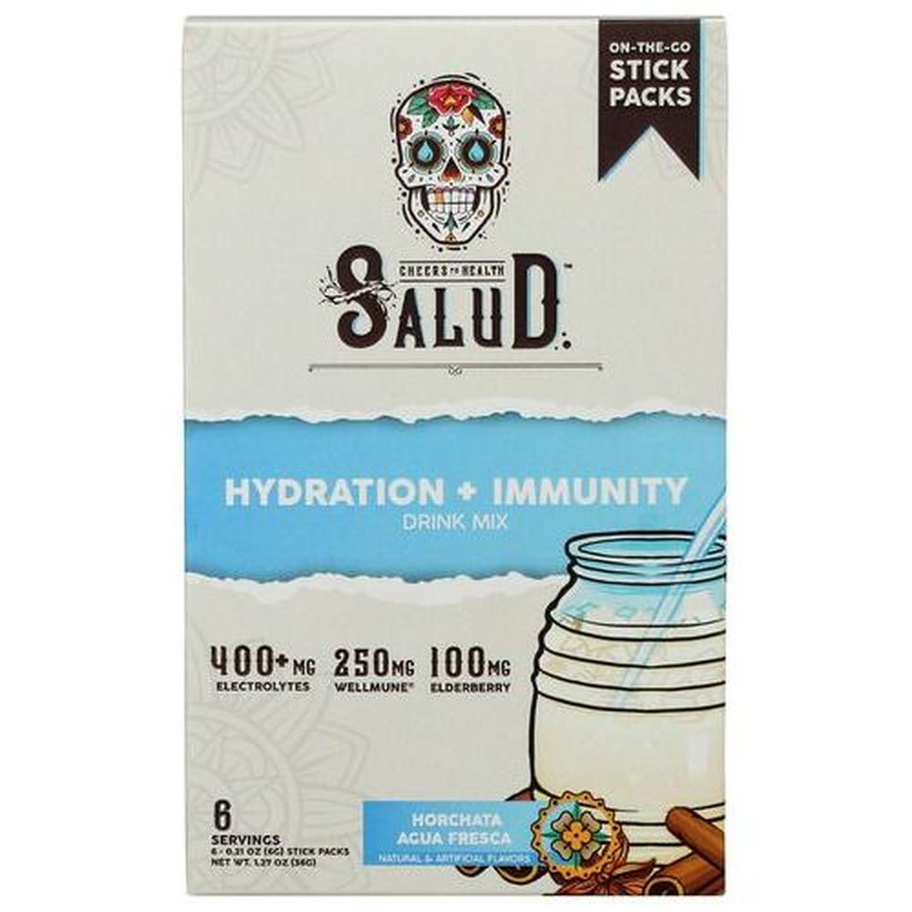 Taste Salud Horchata Hydration and Immunity Drink Mix Water Enhancer, 1 ...