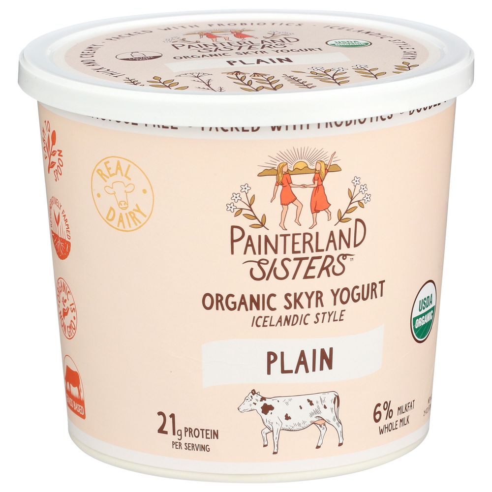 Painter Land Sisters Organic Plain Skyr Yogurt | FoodServiceDirect