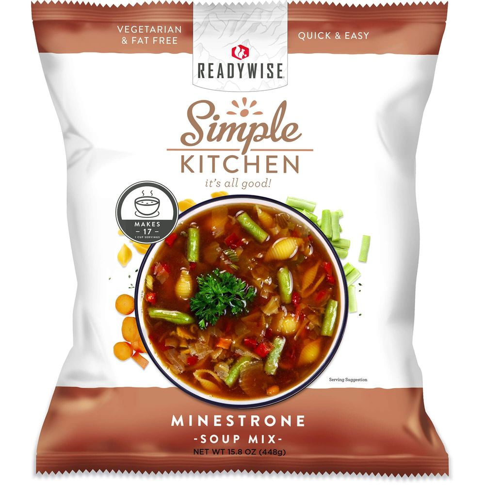 Simple Kitchen Minestrone Soup Mix, 17 Servings -- 4 per case