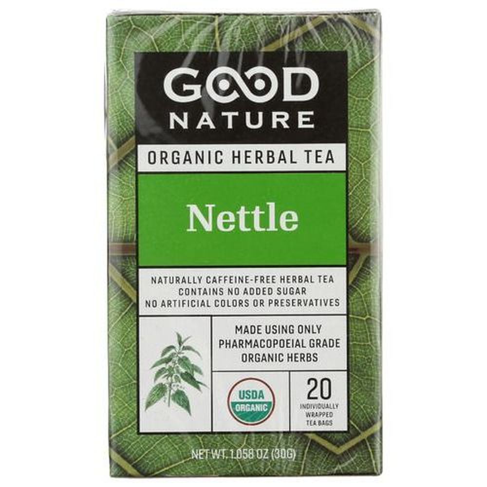 Good Nature Organic Nettle Herbal Tea, 1.058 Ounce -- 6 per case