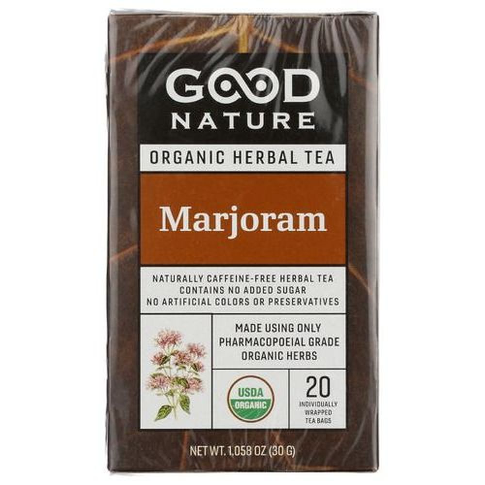 Good Nature Organic Marjoram Herbal Tea, 1.058 Ounce -- 6 per case