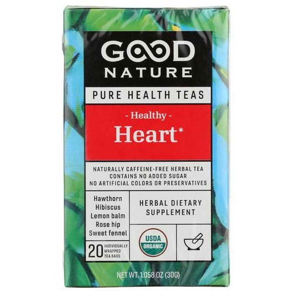 Good Nature Organic Healthy Heart Herbal Tea, 1.058 Ounce -- 6 per case