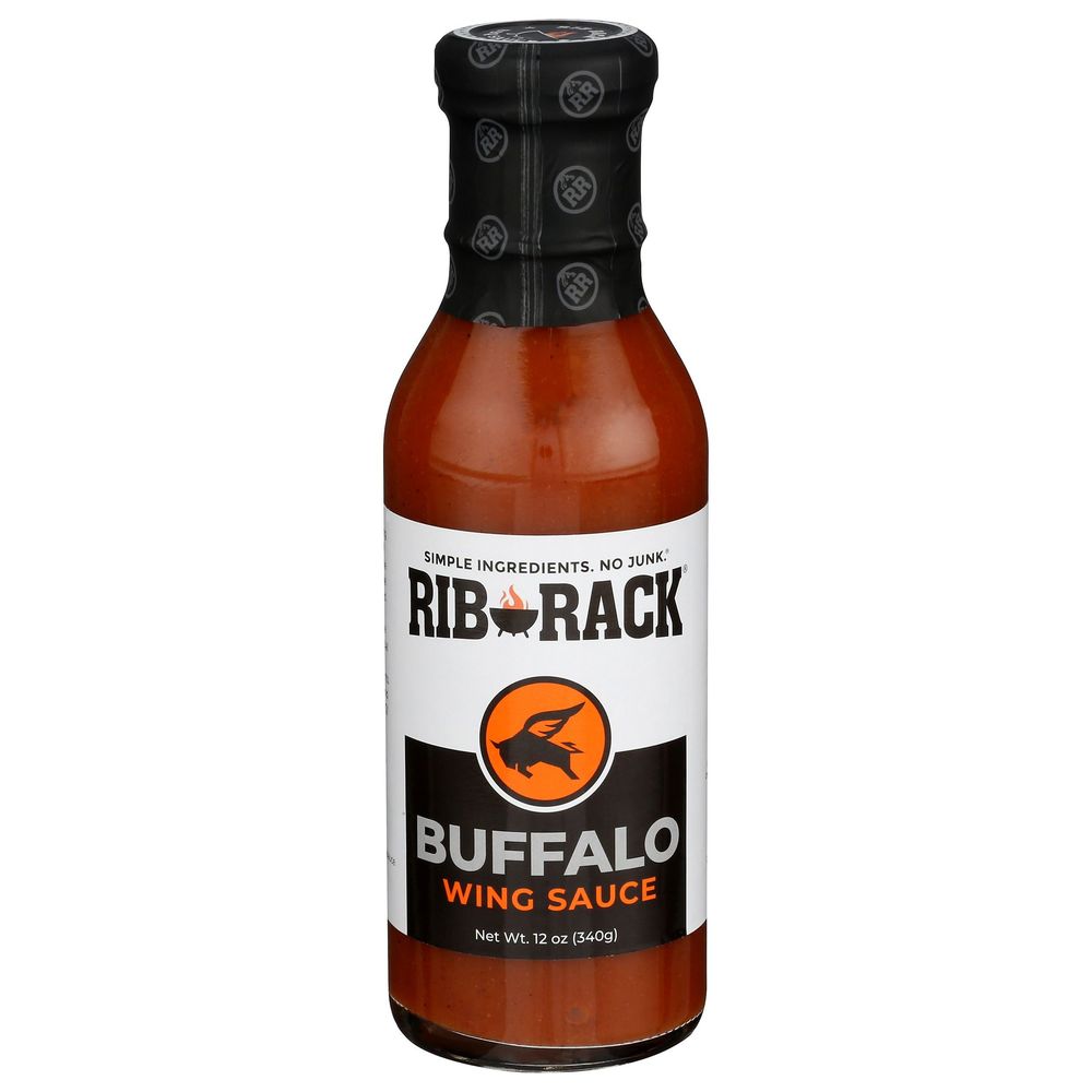 Rib Rack Buffalo Wing Sauce, 12 Ounce -- 6 per case